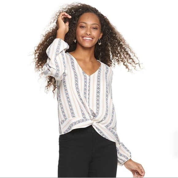 Pink Republic | Tops | New Pink Republic Boho Tribal Aztec Southwestern ...